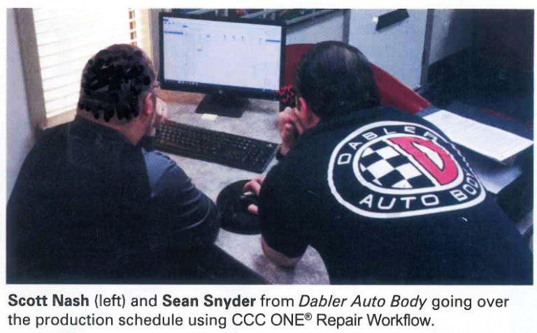 AutoBody News: CCC ONE Repair Workflow Helps Dabler Auto Body Manage ...